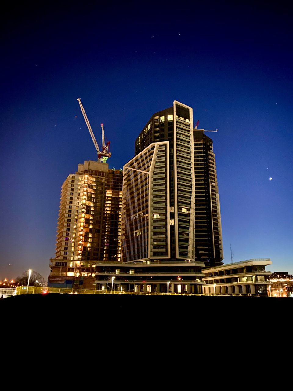 Night View of Garrison Point Community | UrbanToronto