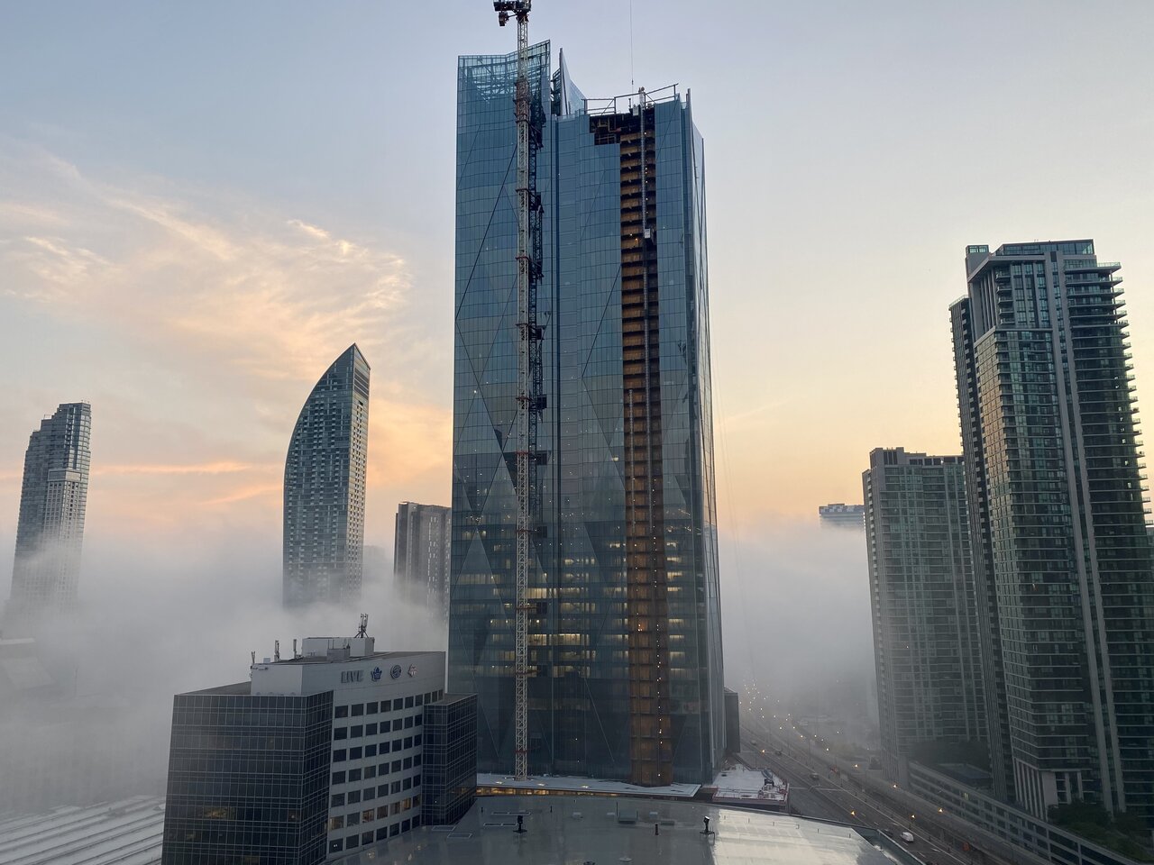 Cibc Square In The Mist Urbantoronto