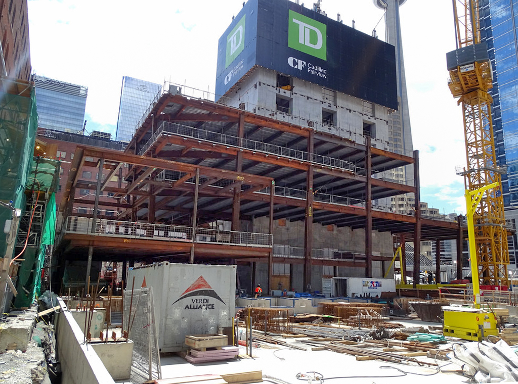 Unique Massing Hinted as 160 Front Office Tower Progresses | UrbanToronto