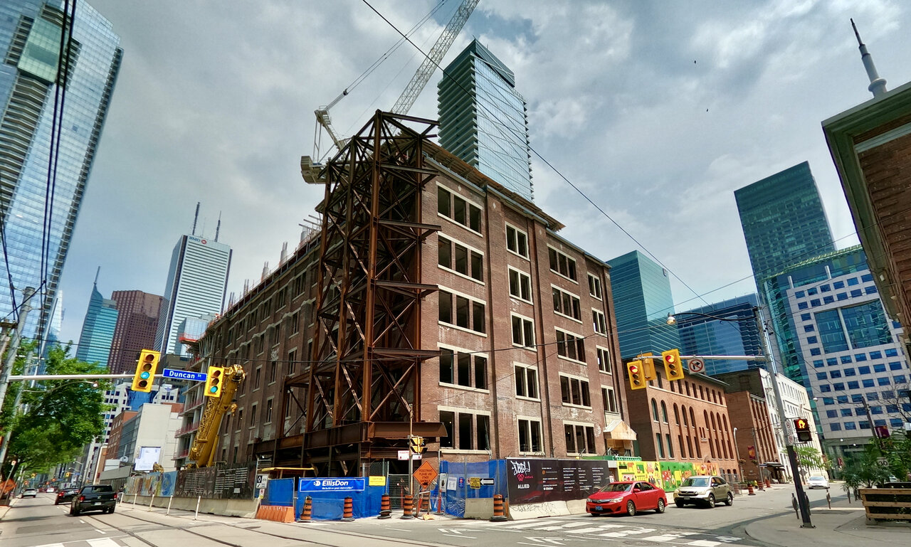 19 Duncan Rises Above Preserved Heritage Facades | UrbanToronto