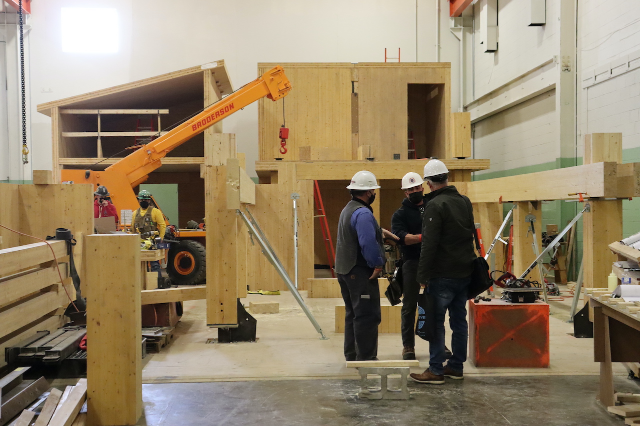 Carpenters Union Gathers for Mass Timber Orientation Event | UrbanToronto