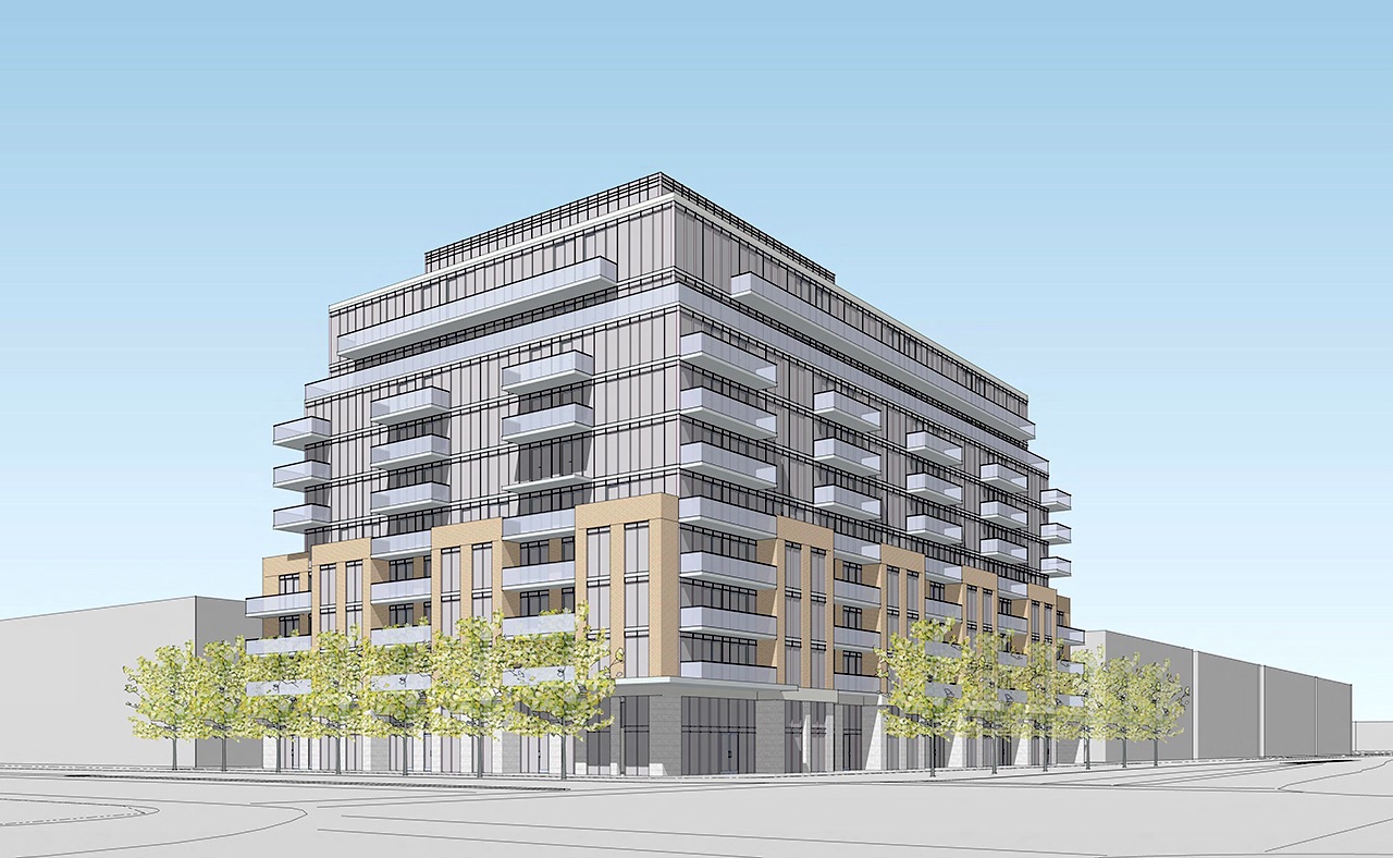10 Storey Condo Proposed to Replace Bank Branch on Islington | UrbanToronto