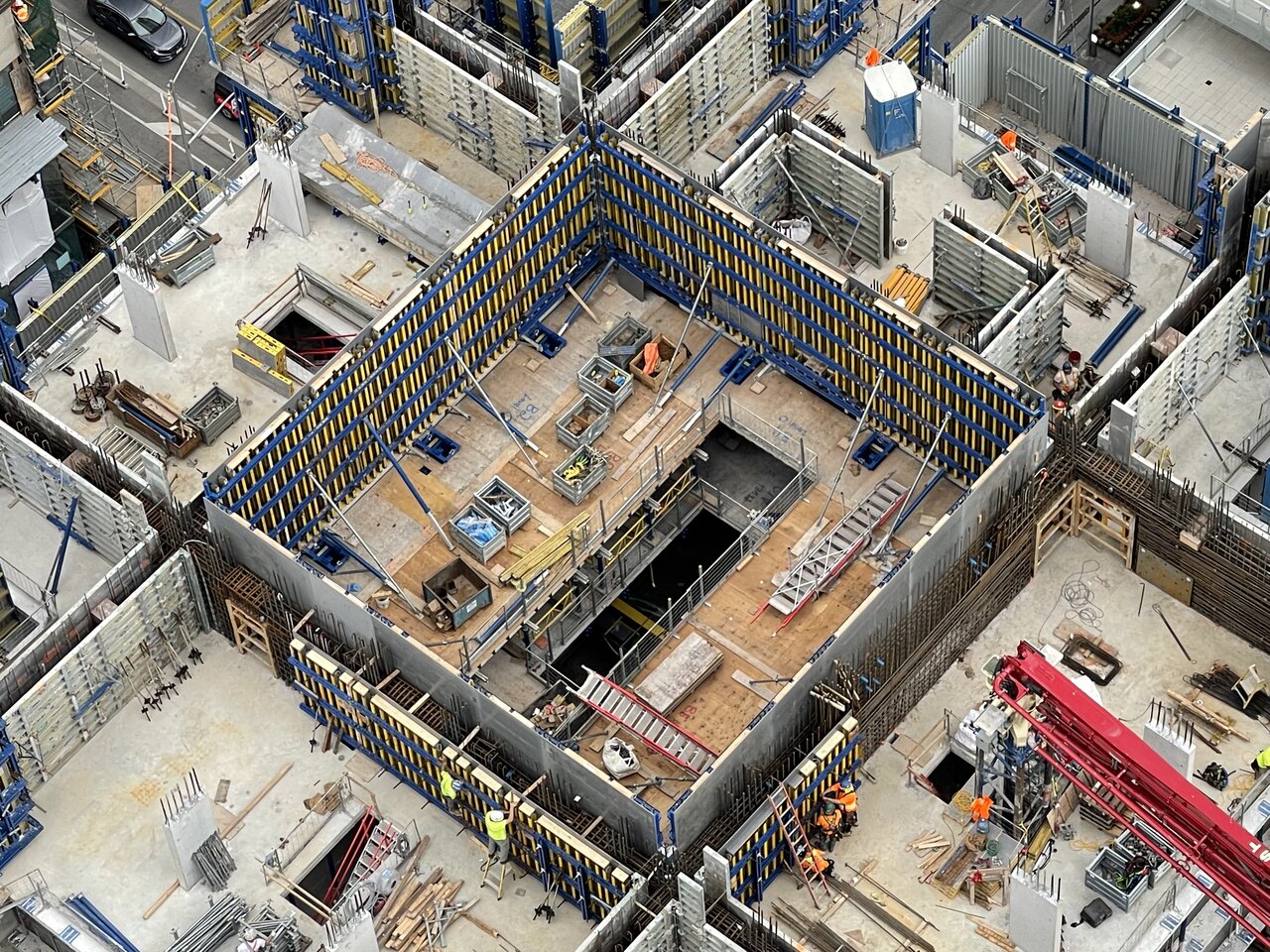 Unique Tower Floor Construction Underway at Mizrahi's The One ...