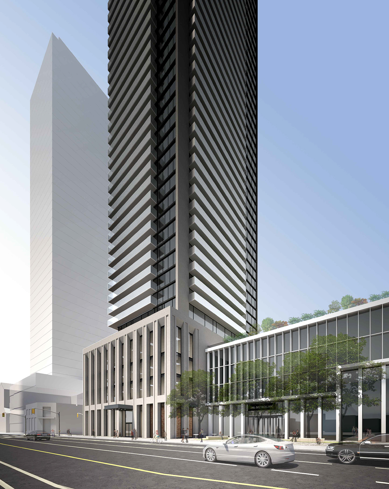 49 Storeys Proposed at Future Pape-Danforth Subway Station | UrbanToronto