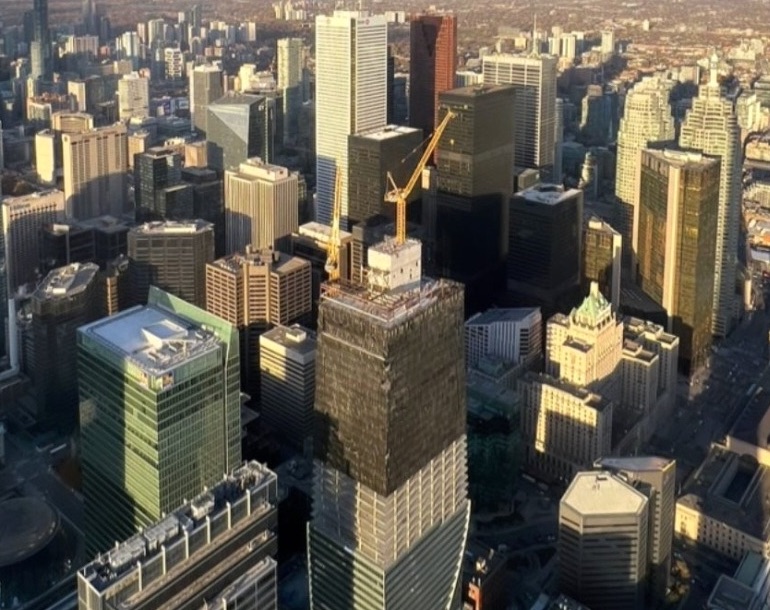 Core Tops Off at 160 Front West as Steel Framing of Crown Begins ...