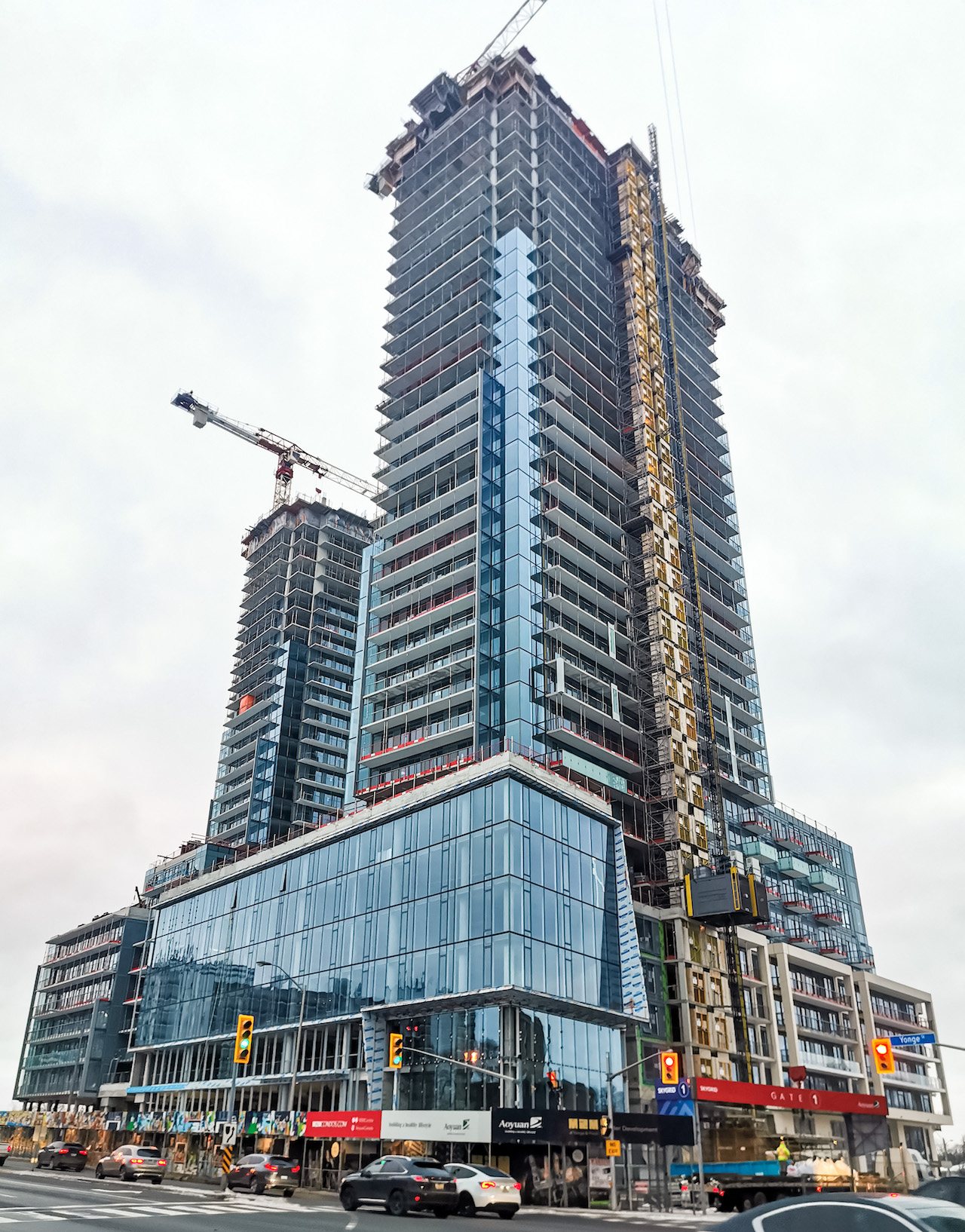 Glazing Reaches 32 Storeys as Construction Continues at M2M Condos ...