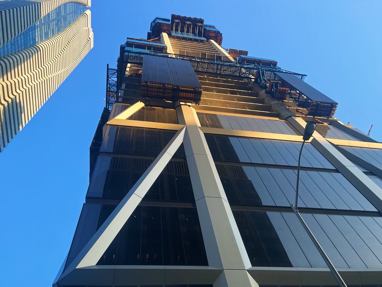 Cladding, Rail Climbing System Latest Construction Milestones at 'The ...