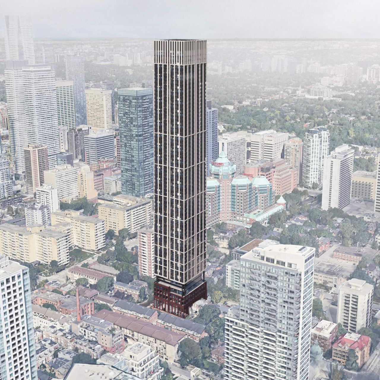 63-Storey Tower Proposed in Toronto's Upper Jarvis Area | UrbanToronto