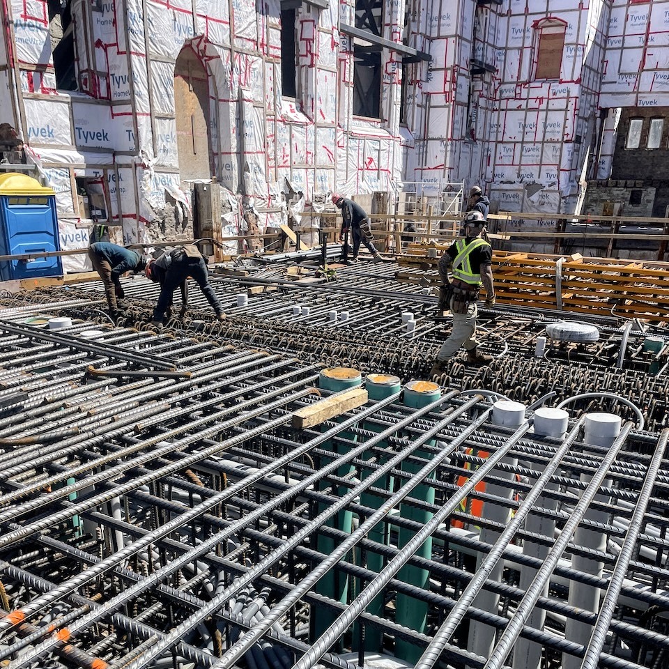 Rebar Reigns Supreme as Cielo Condos Staging Slab Pour Set for May ...