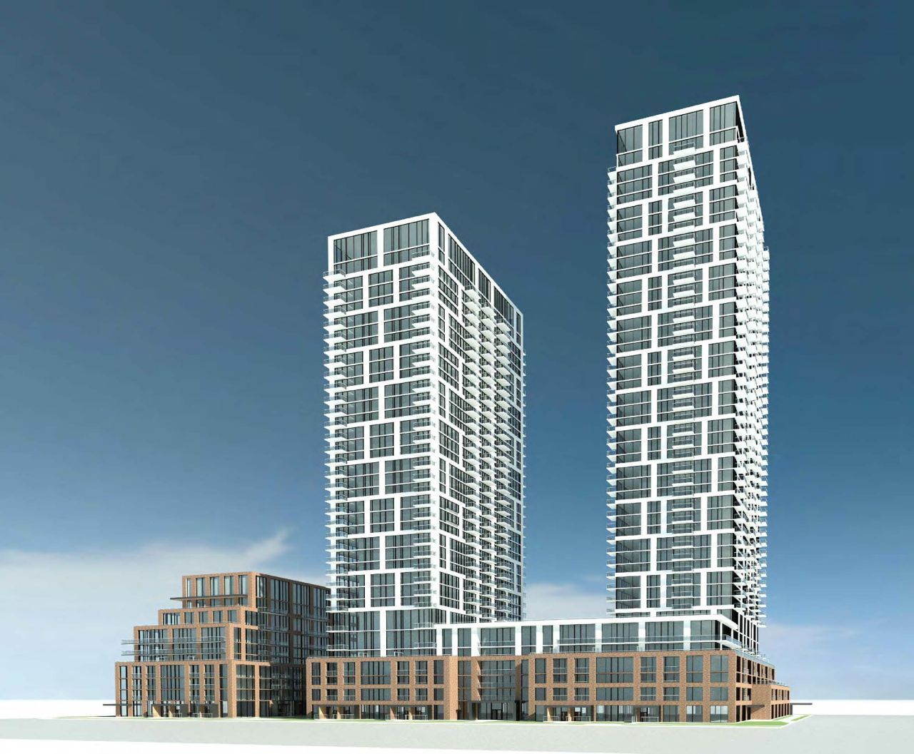 Market-Rate Rental Towers Proposed on Bellamy at Eglinton GO | UrbanToronto