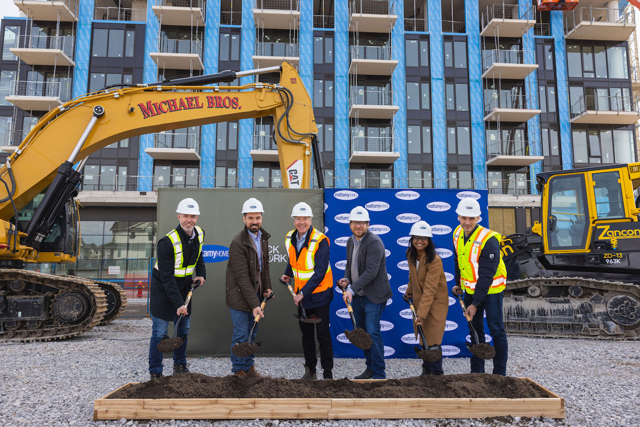 Mattamy Breaks Ground on Clockwork's Building 3 in Oakville | UrbanToronto