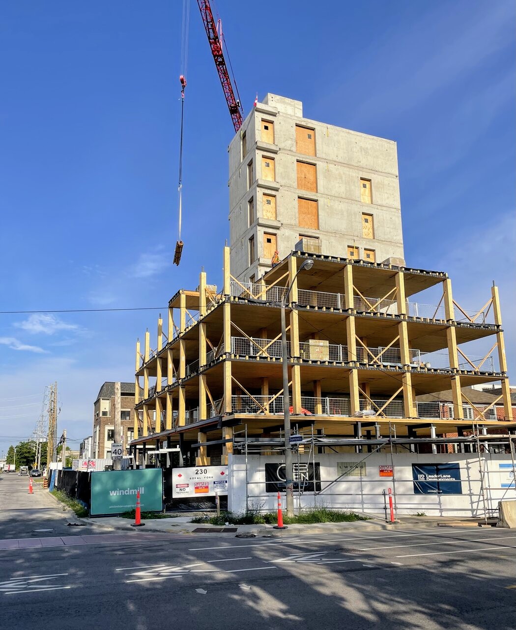 Prefabricated Timber Structure Advances at Hälsa on Royal York ...