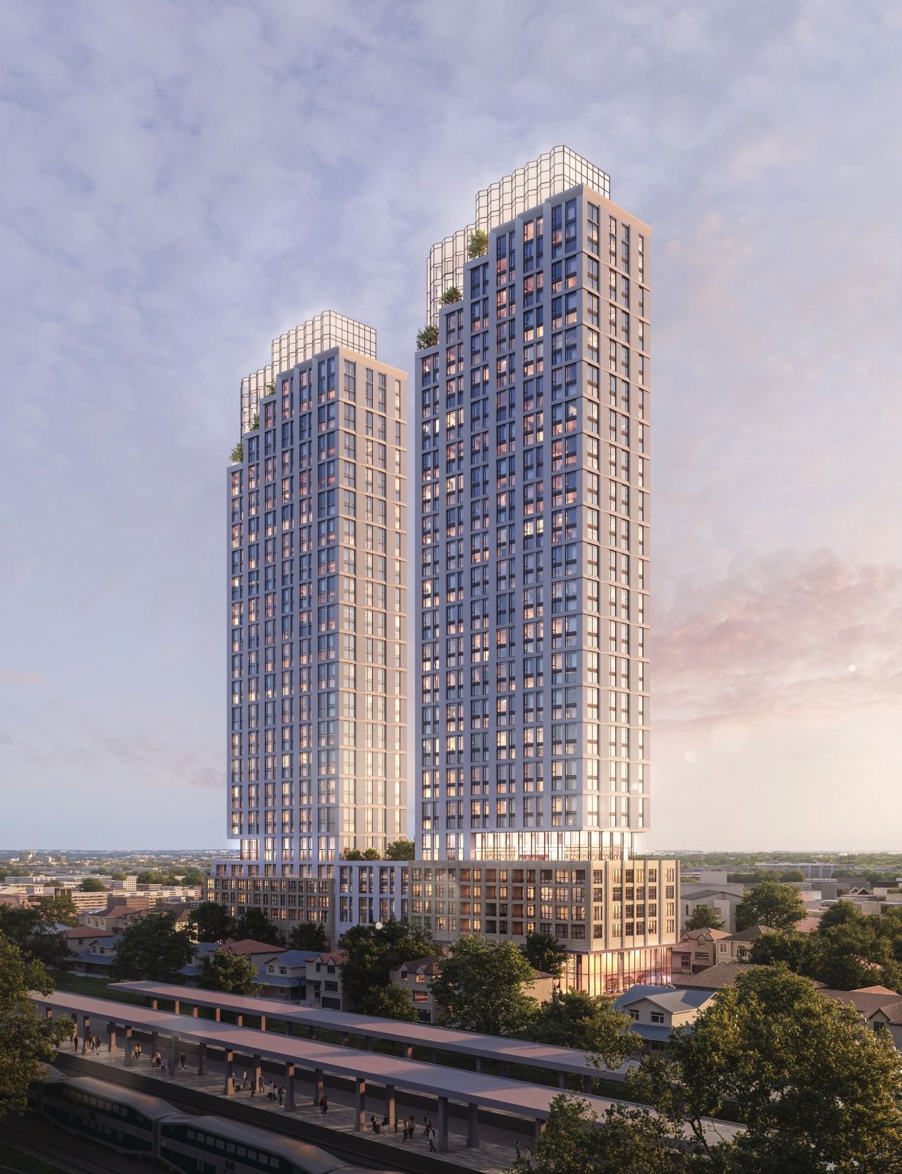 41, 43-Storey High-Rises Planned South of Mount Dennis Station ...