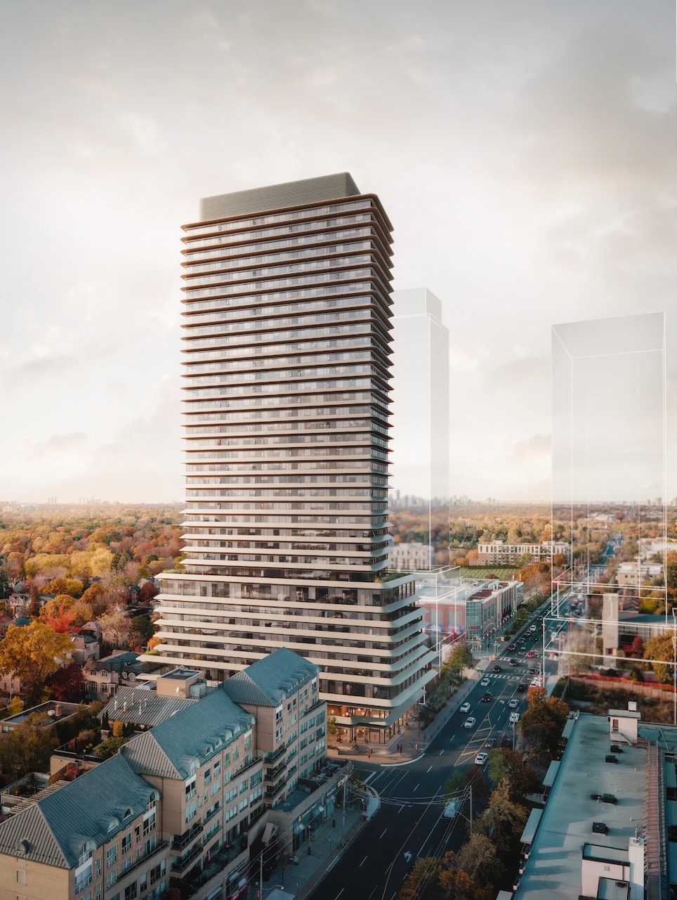 Revised Plans Bump Height to 38 Storeys near Leaside Station | UrbanToronto